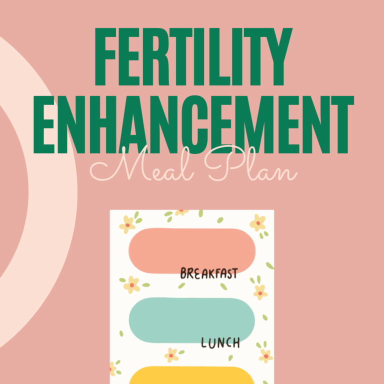 Fertility Enhancement Meal Plan – Women’s Nutrition